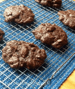 Intens Donkere Chocolade Pecan Koekjes | Eet Goed Voel je Goed