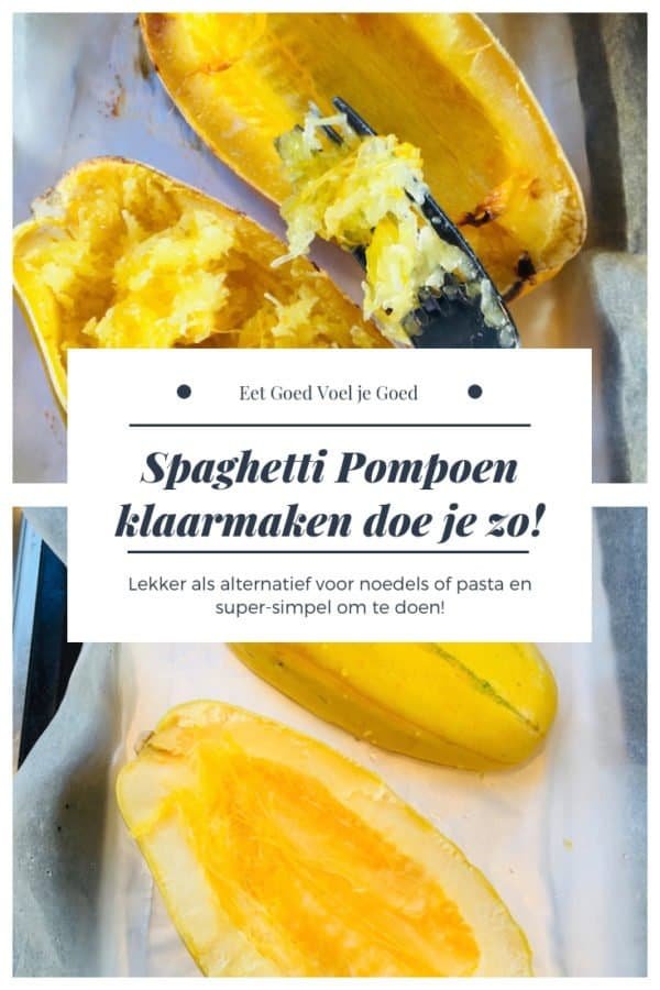 Spaghetti Pompoen klaarmaken doe je zo! | Eet Goed Voel je Goed
